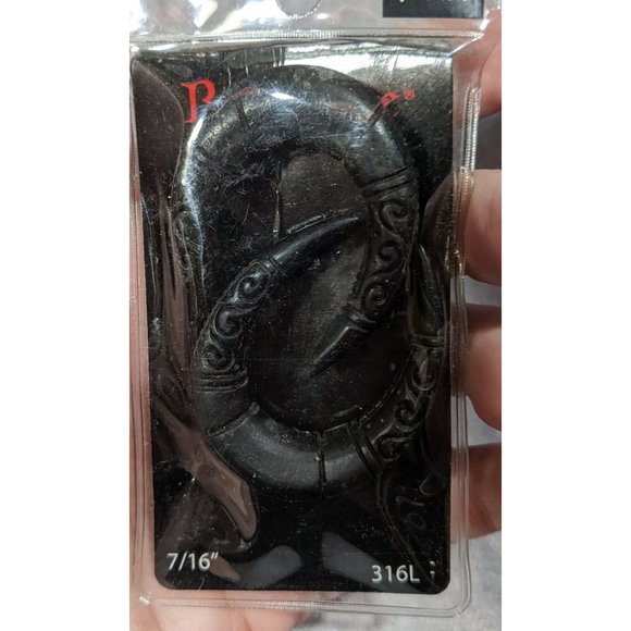 Accessories | Body Rage Black Tribal Tapers | Poshmark